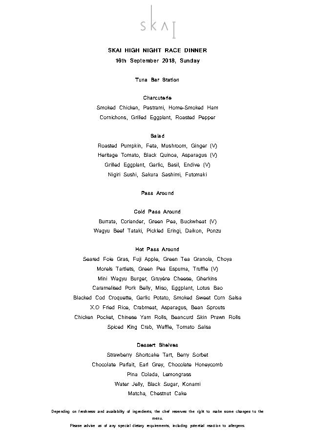 Grand Prix offering from SKAI, one of city’s hottest new restaurants ...